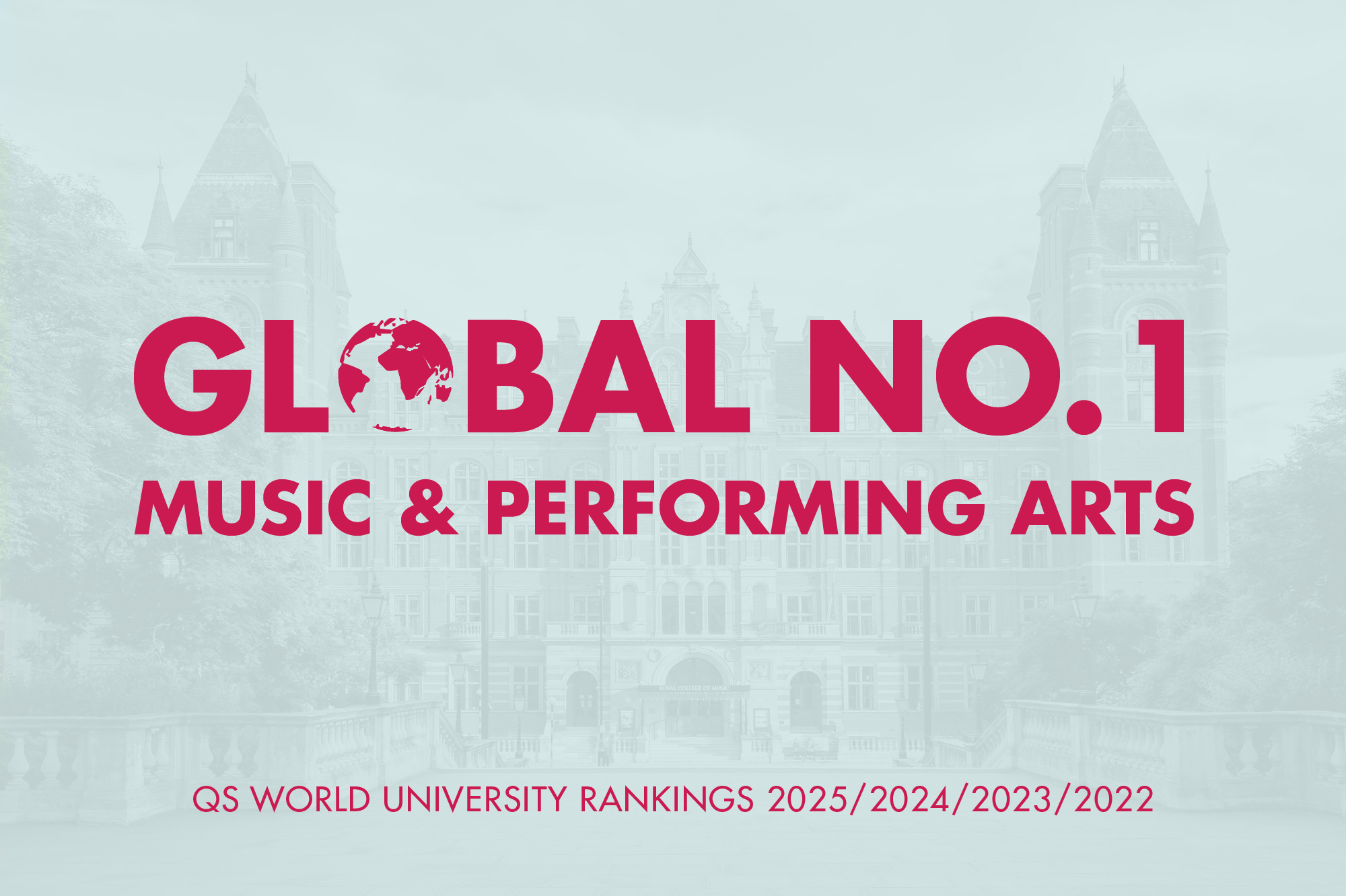 Royal College of Music ranked Global No. 1 for fourth consecutive year ...